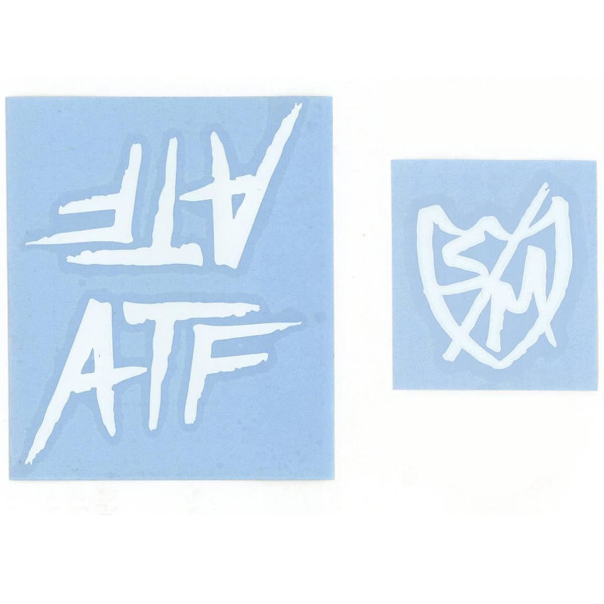 S&M ATF Frame Decal Sticker Set - White – Source BMX