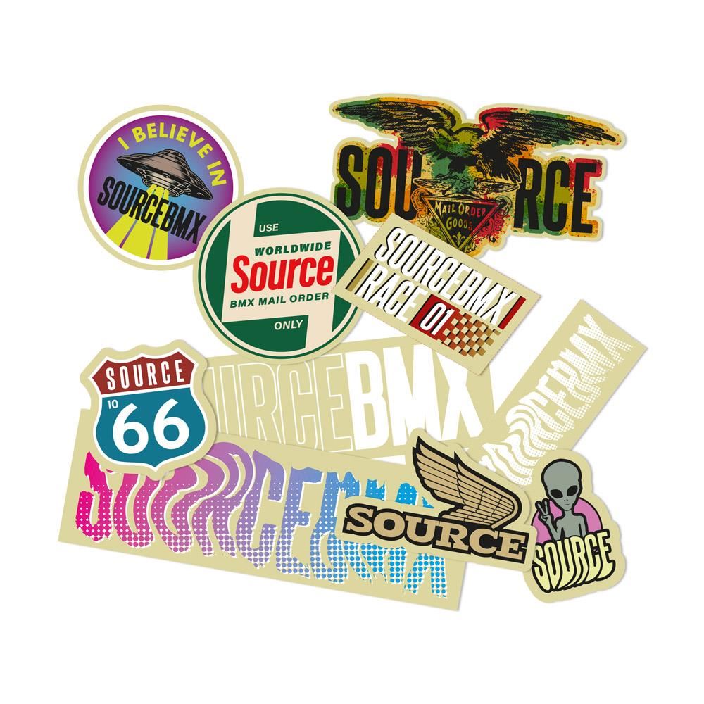Source Premium Sticker Pack – Source BMX