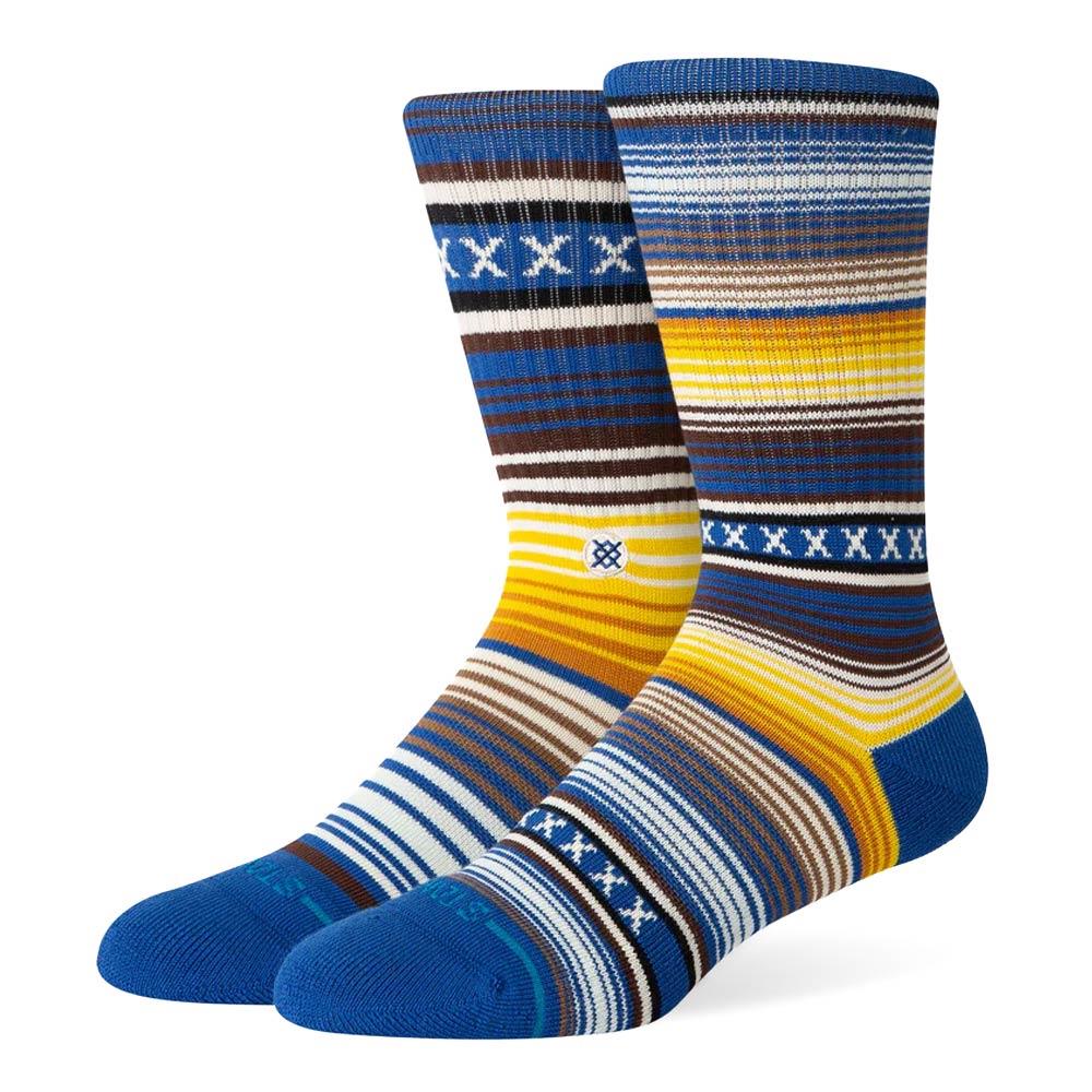 Stance Curren St Crew Socks - Blue - Large – Source BMX