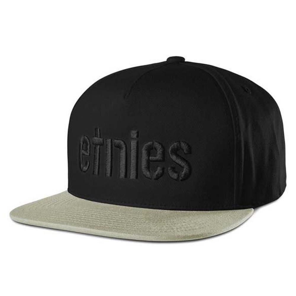 Etnies Corp Snapback Cap - Black/Black/Gum – Source BMX