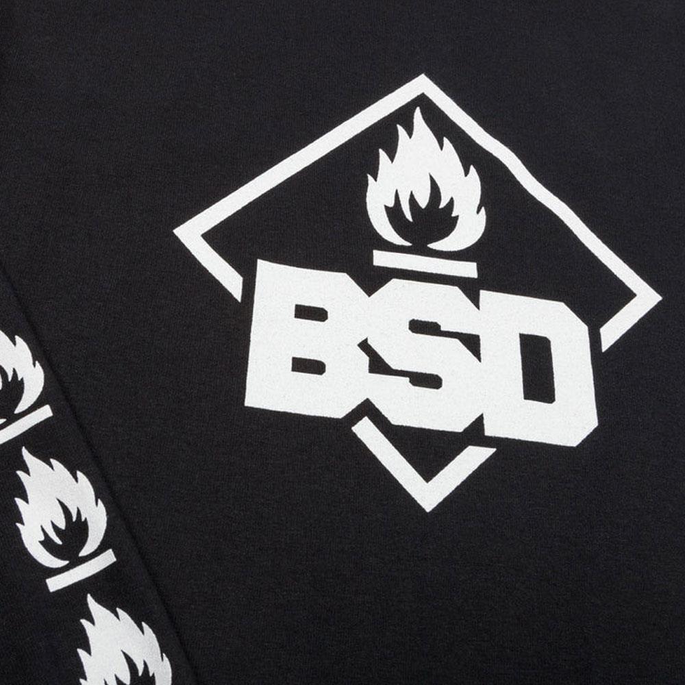 BSD Roastin Long Sleeve T-shirt - Black | Source BMX