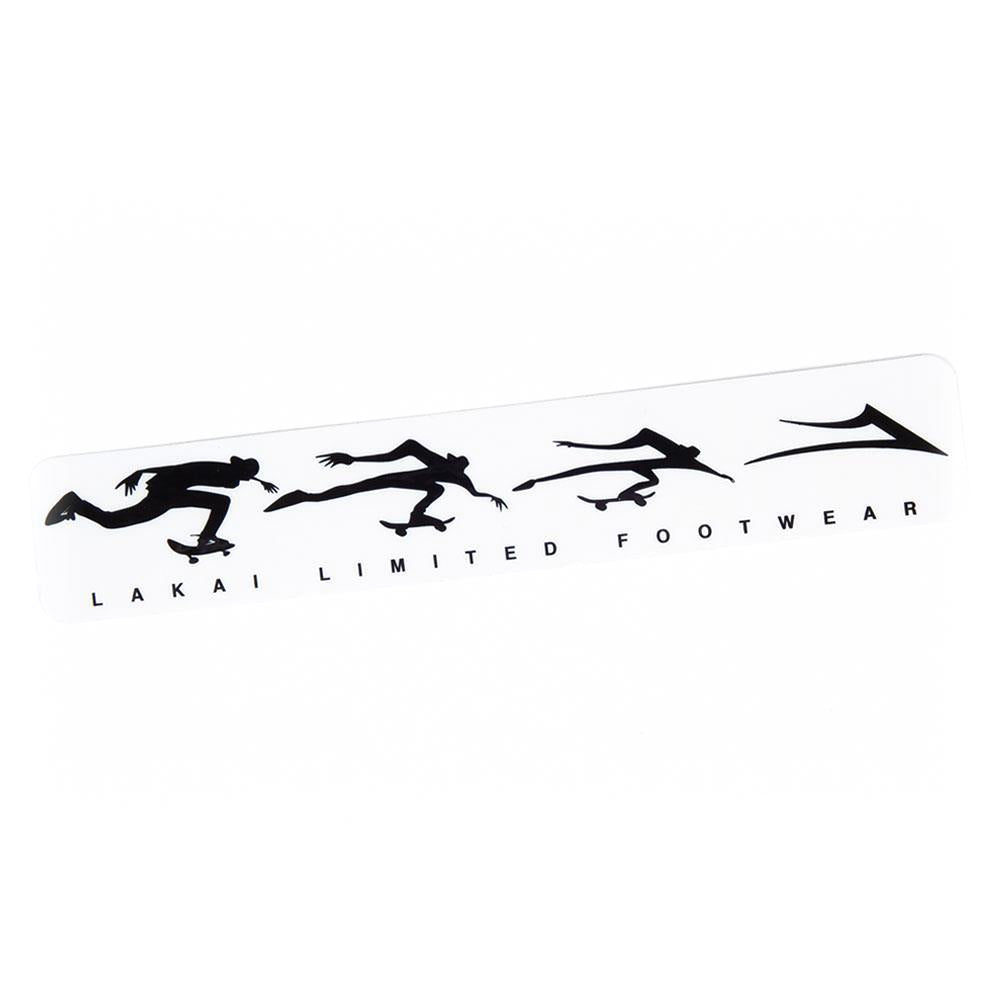 Lakai Large Bar Decal Black Logo Sticker (Single) | Source BMX