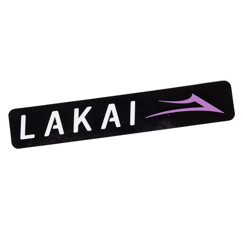 Lakai Large Bar Decal Black Text Sticker (Single) | Source BMX