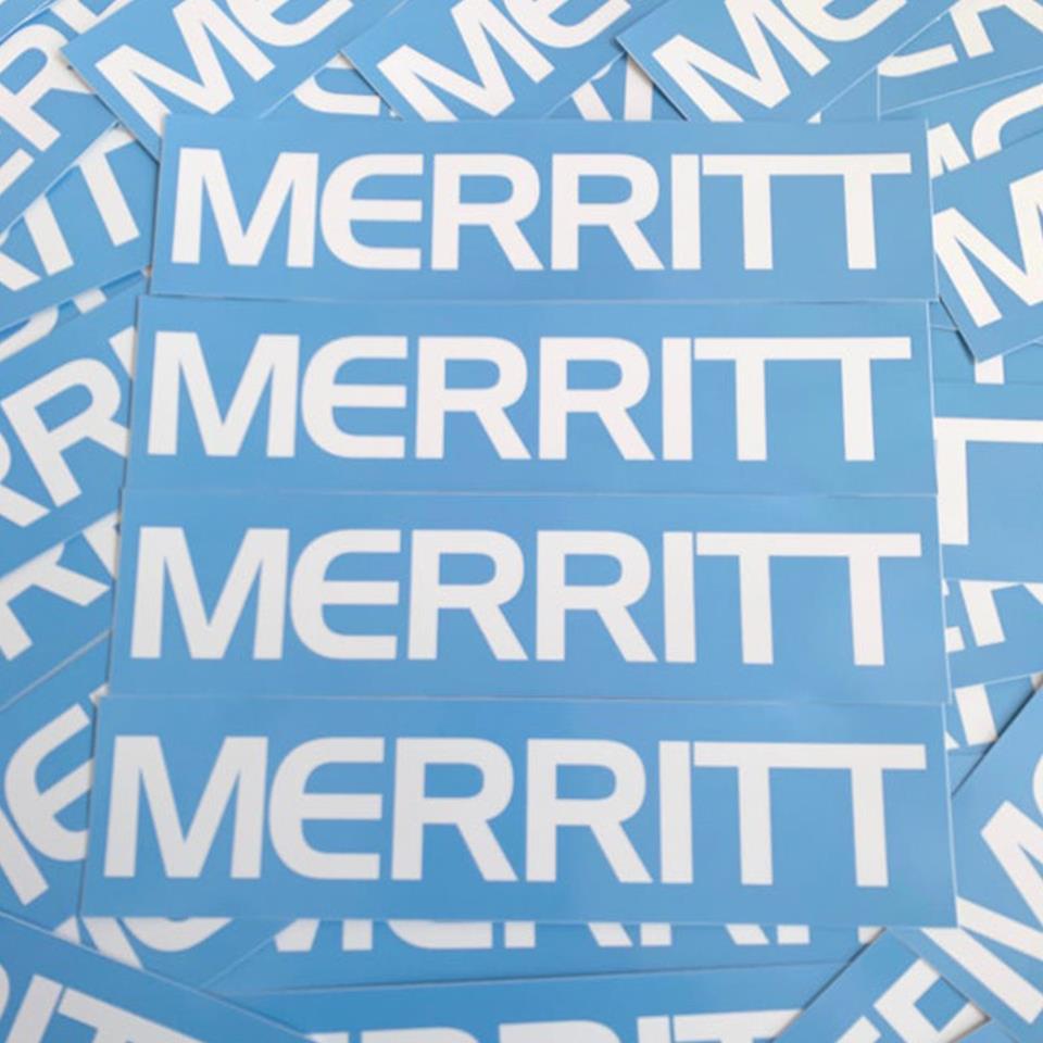 Merritt Frame Sticker - Tarheel Blue – Source BMX